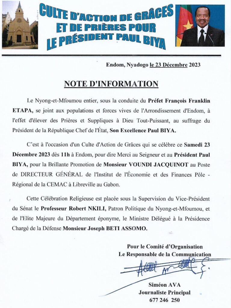 Voundi Jacquinot, nouveau DG de l'IEF pôle régional de la Cemac: Un ...